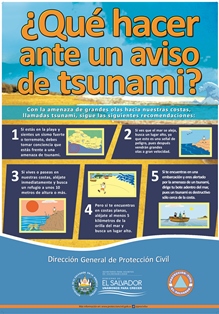 Afiche - Instrucciones básicas ante un aviso de Tsunami - Dirección ...